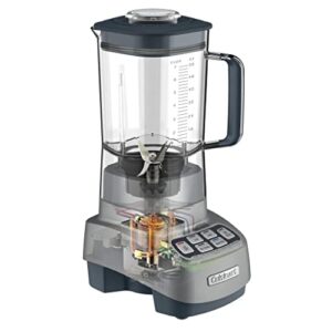 Cuisinart BFP-650GM Velocity Ultra Trio 1 HP Blender/Food Processor with Travel Cups, Gun Metal compact 9