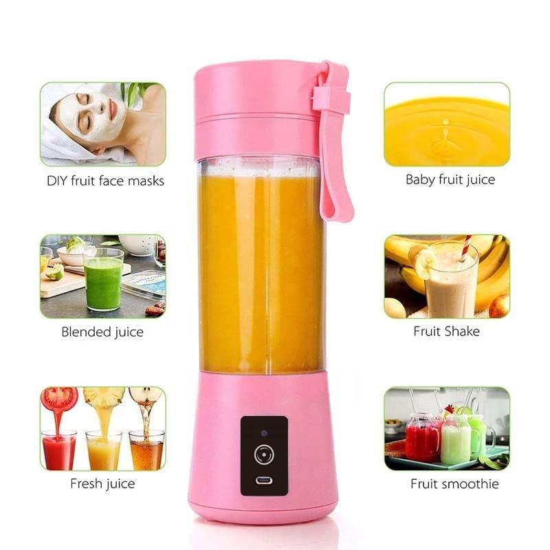 Portable Blender for shakes and smoothies, USB Rechargeable Personal Juice Protein To Go Mini Blender (Green)