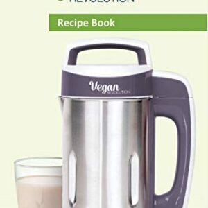 Vegan Revolution Vegan Milk Machine | Make Vegan Milk From Nuts, Grains, or Seeds Like Almonds, Soy, Coconuts, Rice, Oats, and More | Includes Recipe Guide & Stainless Steel Blades | Nut Milk Makers