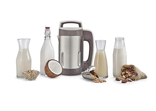 Vegan Revolution Vegan Milk Machine | Make Vegan Milk From Nuts, Grains, or Seeds Like Almonds, Soy, Coconuts, Rice, Oats, and More | Includes Recipe Guide & Stainless Steel Blades | Nut Milk Makers