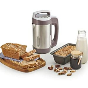 Vegan Revolution Vegan Milk Machine | Make Vegan Milk From Nuts, Grains, or Seeds Like Almonds, Soy, Coconuts, Rice, Oats, and More | Includes Recipe Guide & Stainless Steel Blades | Nut Milk Makers