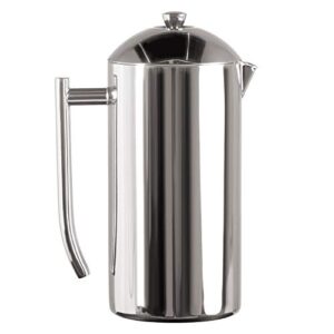 frieling double-walled stainless-steel french press coffee maker, polished, 17 ounces