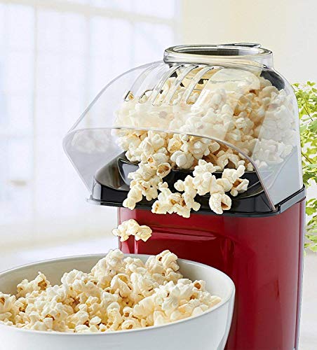 J-JATI Air Pop Popcorn Maker, Makes 12 Cups of Popcorn, Includes Measuring Cup and Removable Lid, Dishwasher-Safe popcorn popper air popcorn maker hot air popcorn maker Popcorn Machine Maker