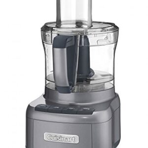 Cuisinart FP-8GMP1 Elemental 8-Cup Food Processor, Gunmetal (Renewed)