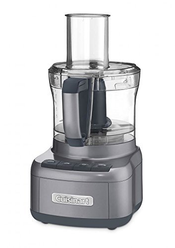 Cuisinart FP-8GMP1 Elemental 8-Cup Food Processor, Gunmetal (Renewed)