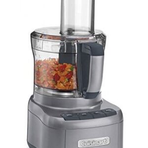 Cuisinart FP-8GMP1 Elemental 8-Cup Food Processor, Gunmetal (Renewed)