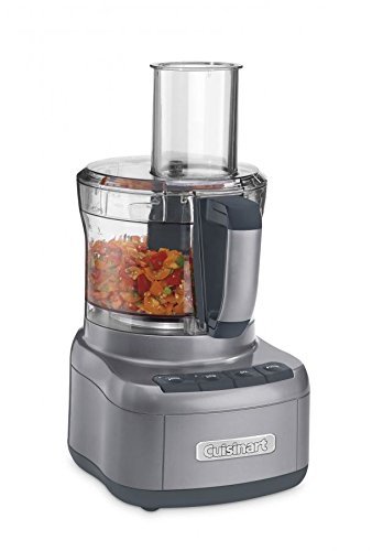 Cuisinart FP-8GMP1 Elemental 8-Cup Food Processor, Gunmetal (Renewed)