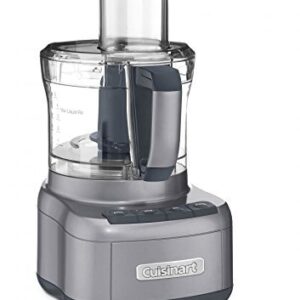 Cuisinart FP-8GMP1 Elemental 8-Cup Food Processor, Gunmetal (Renewed)