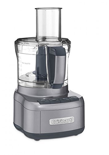 Cuisinart FP-8GMP1 Elemental 8-Cup Food Processor, Gunmetal (Renewed)