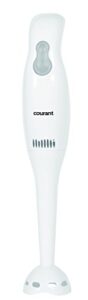 courant chb-2001 hand blender with 200w power immersion blender, white