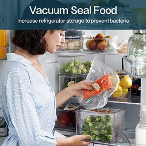 Vacuum Sealer Bags, SEATAO 6 Pack 3 Rolls 11" x 20' and 3 Rolls 8" x 20' vacuum seal bags for food, Environmentally Friendly Degradable Material, Double-sided texture design, Mircowave & Freezer, Sous Vide cooking