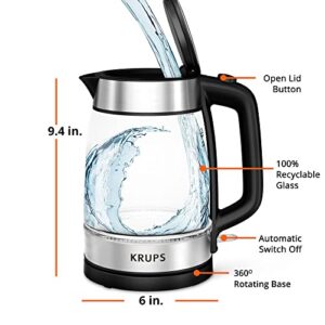 Krups Glass Kettle 1.7 Liters