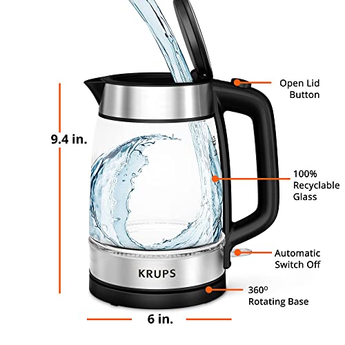 Krups Glass Kettle 1.7 Liters