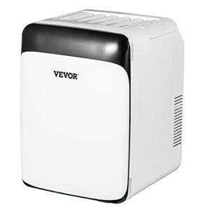 vevor mini fridge, 10 liter portable cooler warmer, ac/dc skincare fridge, stylish look compact refrigerator, lightweight beauty fridge, for bedroom office car boat dorm skincare cosmetic medicine