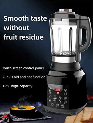 Blender for Kitchen, Nut Milk Maker Machine,Smoothie Maker,Food Processor, Baby Food Blender,Juicer,Professional-Grade, with Heating Function and Timer 1200W for Shakes and Smoothies, Crushing Ice,Soup, Fish, Fruit and Vegetable Juice, Baby Food, Soybean