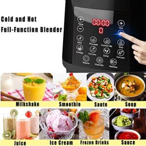 Blender for Kitchen, Nut Milk Maker Machine,Smoothie Maker,Food Processor, Baby Food Blender,Juicer,Professional-Grade, with Heating Function and Timer 1200W for Shakes and Smoothies, Crushing Ice,Soup, Fish, Fruit and Vegetable Juice, Baby Food, Soybean