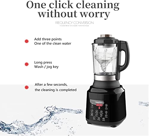 Blender for Kitchen, Nut Milk Maker Machine,Smoothie Maker,Food Processor, Baby Food Blender,Juicer,Professional-Grade, with Heating Function and Timer 1200W for Shakes and Smoothies, Crushing Ice,Soup, Fish, Fruit and Vegetable Juice, Baby Food, Soybean