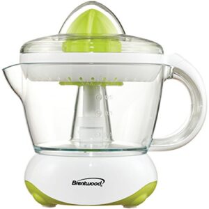 brentwood j-15 24oz electric citrus juicer, white