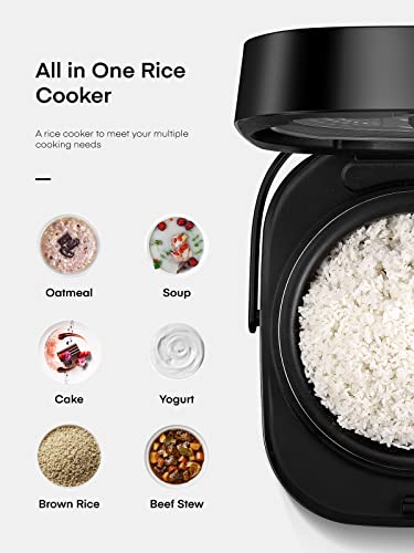 Rice Cooker, 10-Cups(Uncooked) Rice Maker, 4.5Qt Non-Stick Inner Pot, 12 in 1 Digital Electric Rice Cooker with 24 Hour Delay Timer&Auto Keep Warm Function, Recipe for Soup, Stew, Grain, Oatmeal