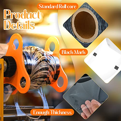 2 Rolls Cup Sealing Film Clear Cup Sealer Film 90-105 mm 6400 Cups Bubble Tea Sealer Film for Pp Plastic and Paper Cups Bubble Tea Sealing Machine