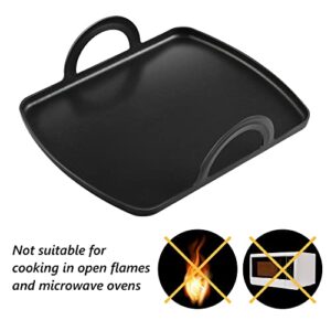 Feekoon Grill Griddle Plate Compatiable with Ninja Foodi Grill with Air Fryer (Model AG300 AG300C AG301 AG301C AG302 AG400 IG301A), Durable Aluminum Griddle, Multifuctional Oven Grill Plate