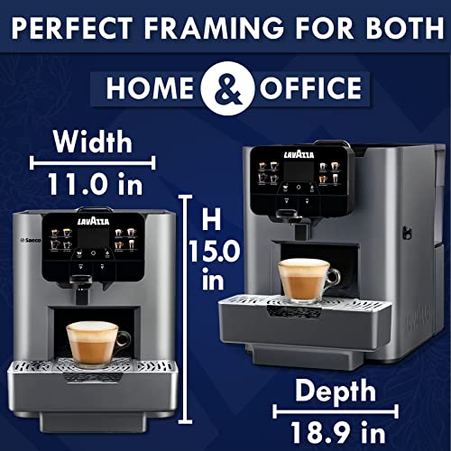 LAVAZZA Coffee Maker Omnia, Single Serve Espresso Machine with BLUE Top Class 100 ct, for Office Kitchen & Big Home