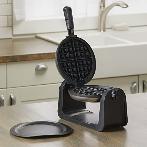 BLACK+DECKER Flip Waffle Maker, Silver, WM1404S