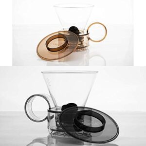 Clever NEW Coffee Dripper Official, Glass Style Coffee Maker Hassle-Free Ways Make Manual Pour Over Coffee & Cold Brew, 18 Fl Oz.