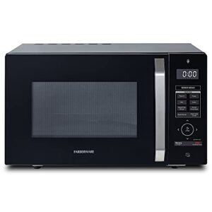 farberware fm11vabk 1.1 cu. ft. smart voice activated microwave, black