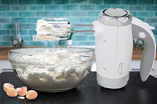 Betty Crocker 7-Speed Power Up Hand Mixer, White, BC-2205C