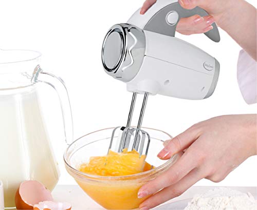 Betty Crocker 7-Speed Power Up Hand Mixer, White, BC-2205C