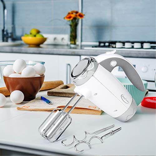 Betty Crocker 7-Speed Power Up Hand Mixer, White, BC-2205C