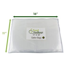 150 Combo FoodVacBags Vacuum Seal Bags - 3 sizes! 50 Pint, 50 Quart and 50 Gallon, Commercial Grade, Sous Vide, No BPA, Boil, Microwave