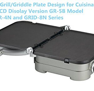 UsKitchen Reversible Grill/Griddle Plate for Cuisinart Griddler GR-4N 5-in-1