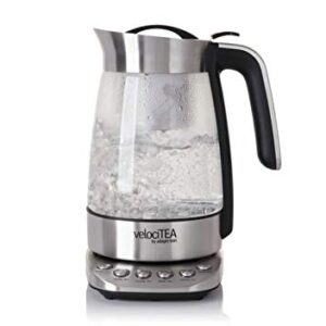 Electric Tea Maker With Variable-Temperature Settings and Keep-Warm Feature