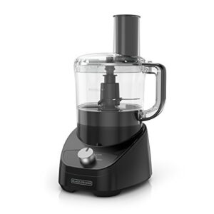 3-in-1 easy assembly 8-cup food processor, black, fp4150b