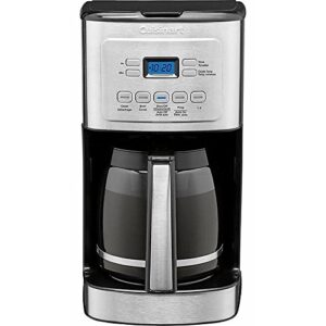 cuisinart 14-cup stainless steel coffeemaker machine brew automatic ,black, grey ,new