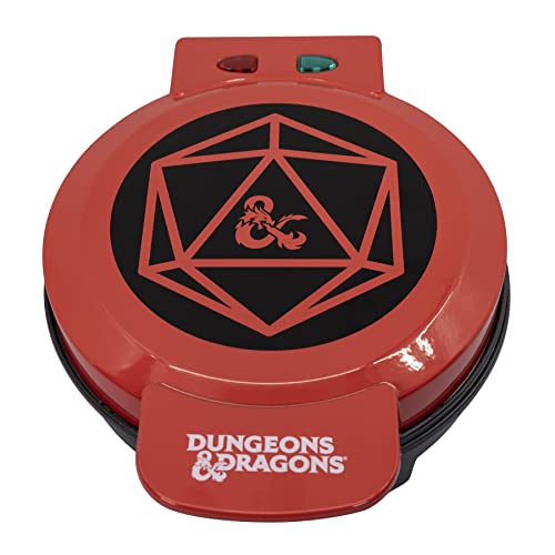 Uncanny Brands Dungeons & Dragons Waffle Maker - 20 Sided Die on Your Waffles