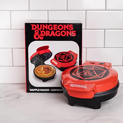 Uncanny Brands Dungeons & Dragons Waffle Maker - 20 Sided Die on Your Waffles