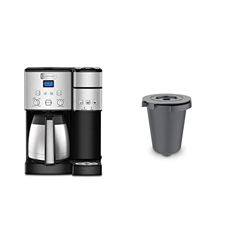 Cuisinart SS-20P1 10-Cup Thermal Coffeemaker and Single-Serve Brewer Coffee Center & SS-20P1 10-Cup Thermal Coffeemaker and Single-Serve Brewer Coffee Center, Glass, Stainless Steel