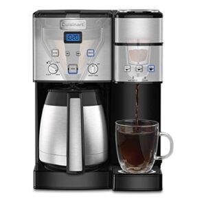 Cuisinart SS-20P1 10-Cup Thermal Coffeemaker and Single-Serve Brewer Coffee Center & SS-20P1 10-Cup Thermal Coffeemaker and Single-Serve Brewer Coffee Center, Glass, Stainless Steel