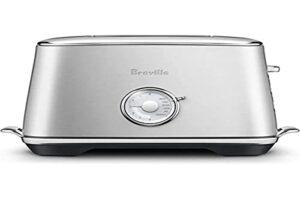 breville bta735bss toast select luxe 2-slice toaster, brushed stainless steel