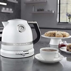 KitchenAid Pro Line Series Electric Kettle KEK1522FP, 1.5 L, Frosted Pearl White