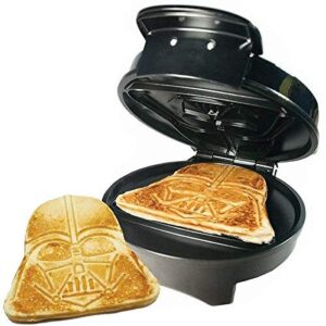 darth vader waffle maker- sith lord on your waffles- waffle iron