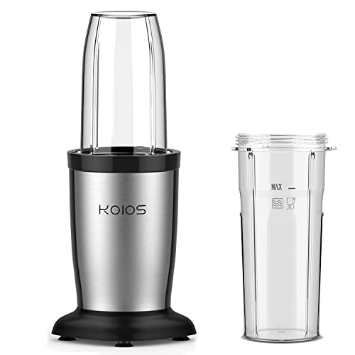 KOIOS 850W Smoothie Blender with Extra 20oz Cup for Shakes and Smoothies, 12 Pieces Personal Blenders for Kitchen Ice,