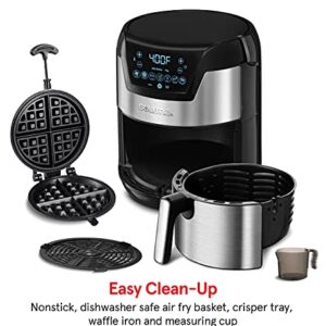 Gourmia GAFW598 2 in 1 - 5-Quart Digital Air Fryer + Waffle Maker