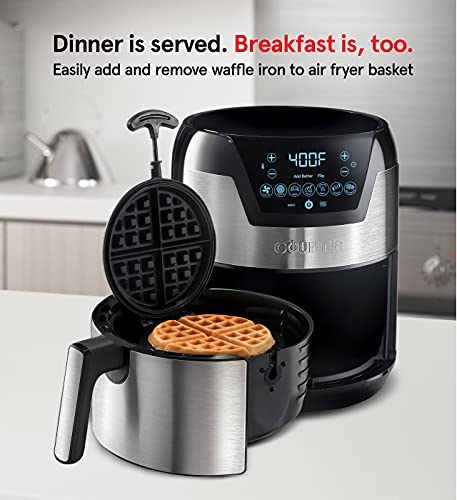 Gourmia GAFW598 2 in 1 - 5-Quart Digital Air Fryer + Waffle Maker