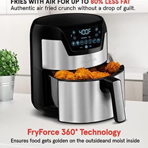 Gourmia GAFW598 2 in 1 - 5-Quart Digital Air Fryer + Waffle Maker