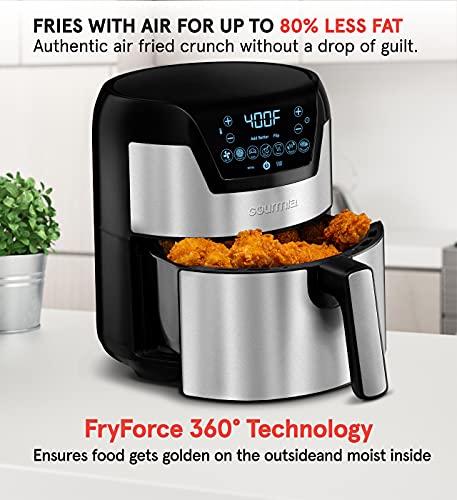 Gourmia GAFW598 2 in 1 - 5-Quart Digital Air Fryer + Waffle Maker