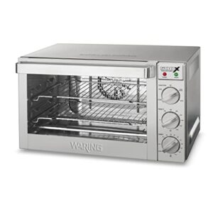 waring commercial wco500x half size pan convection oven, 120v, 5-15 phase plug